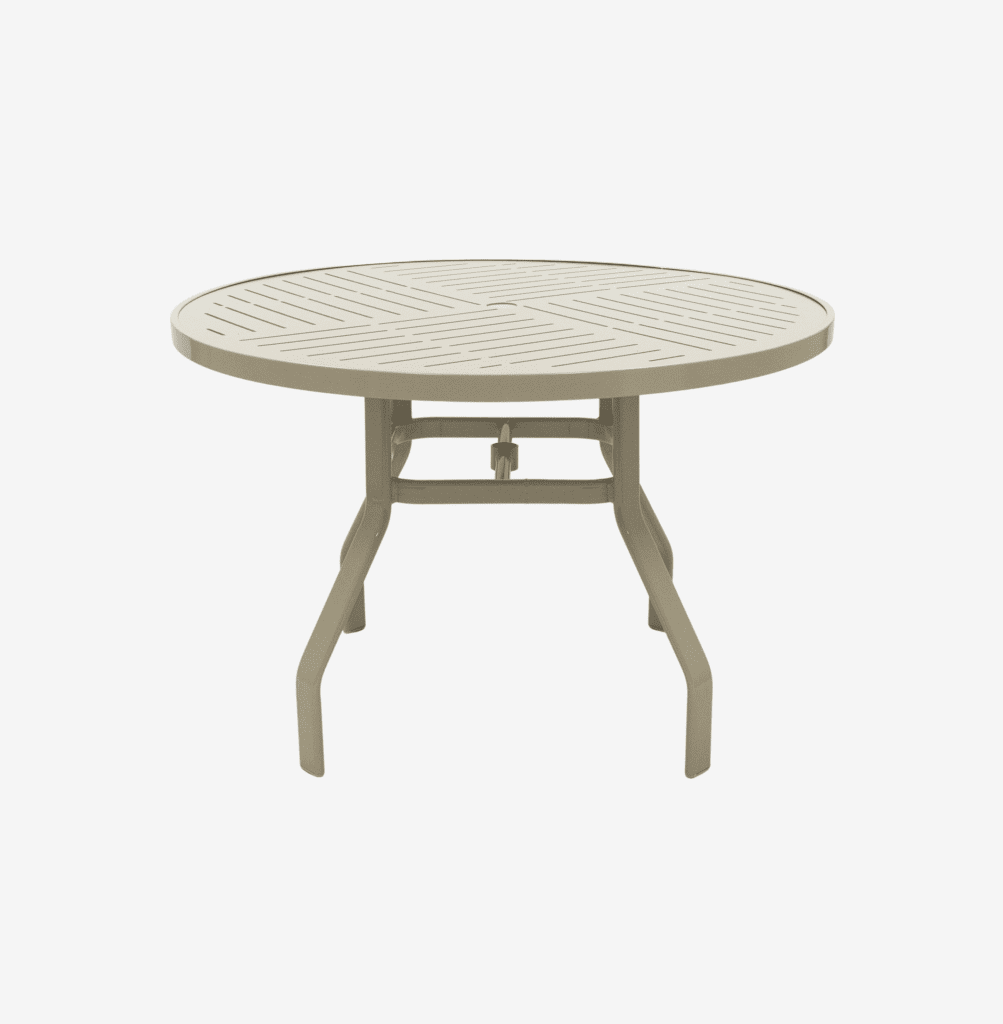 PTW42 42-in. Round Aluminum Patio Table - A&K Enterprise of Manatee, Inc.